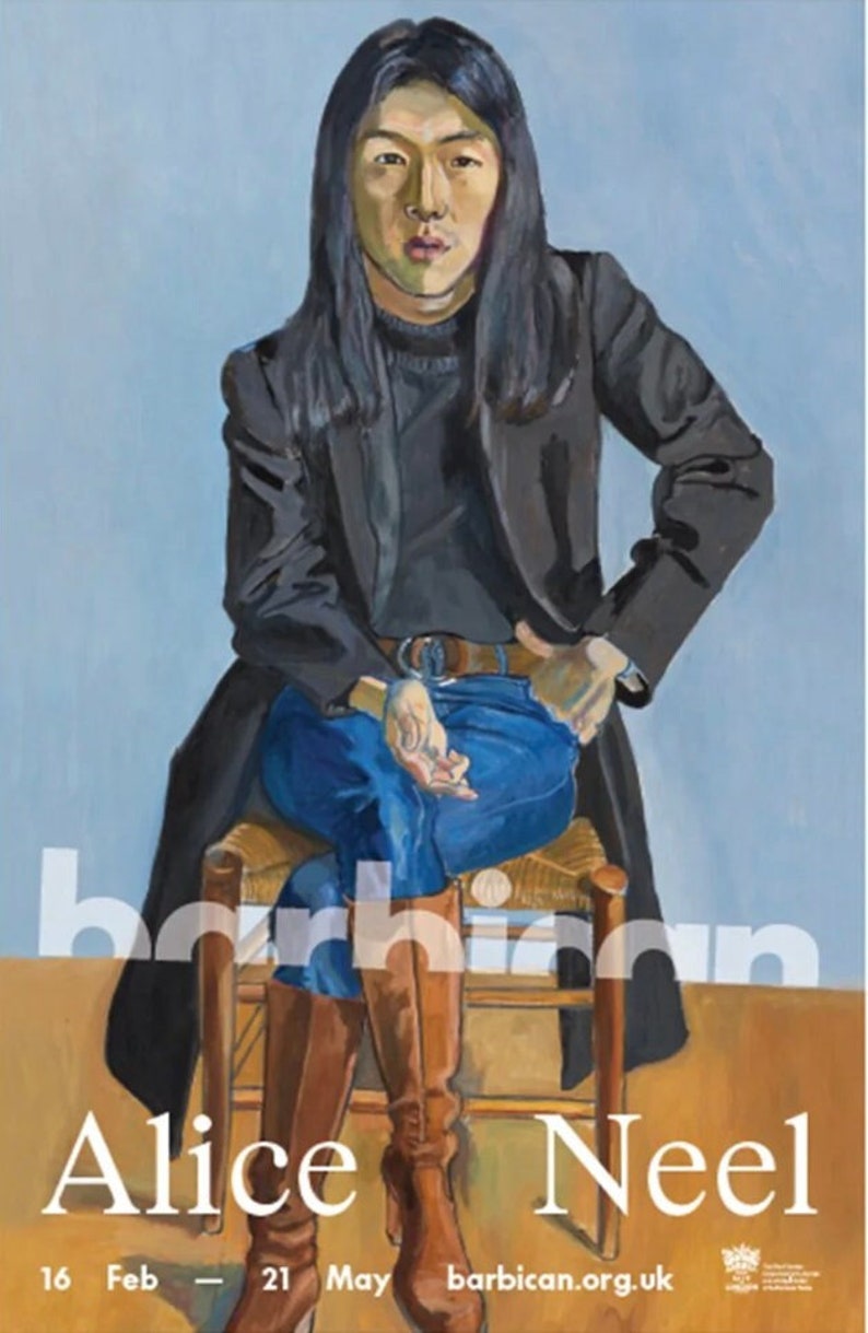 Original Alice Neel Exhibition Poster - Hot off the Griddle - Stunning ...