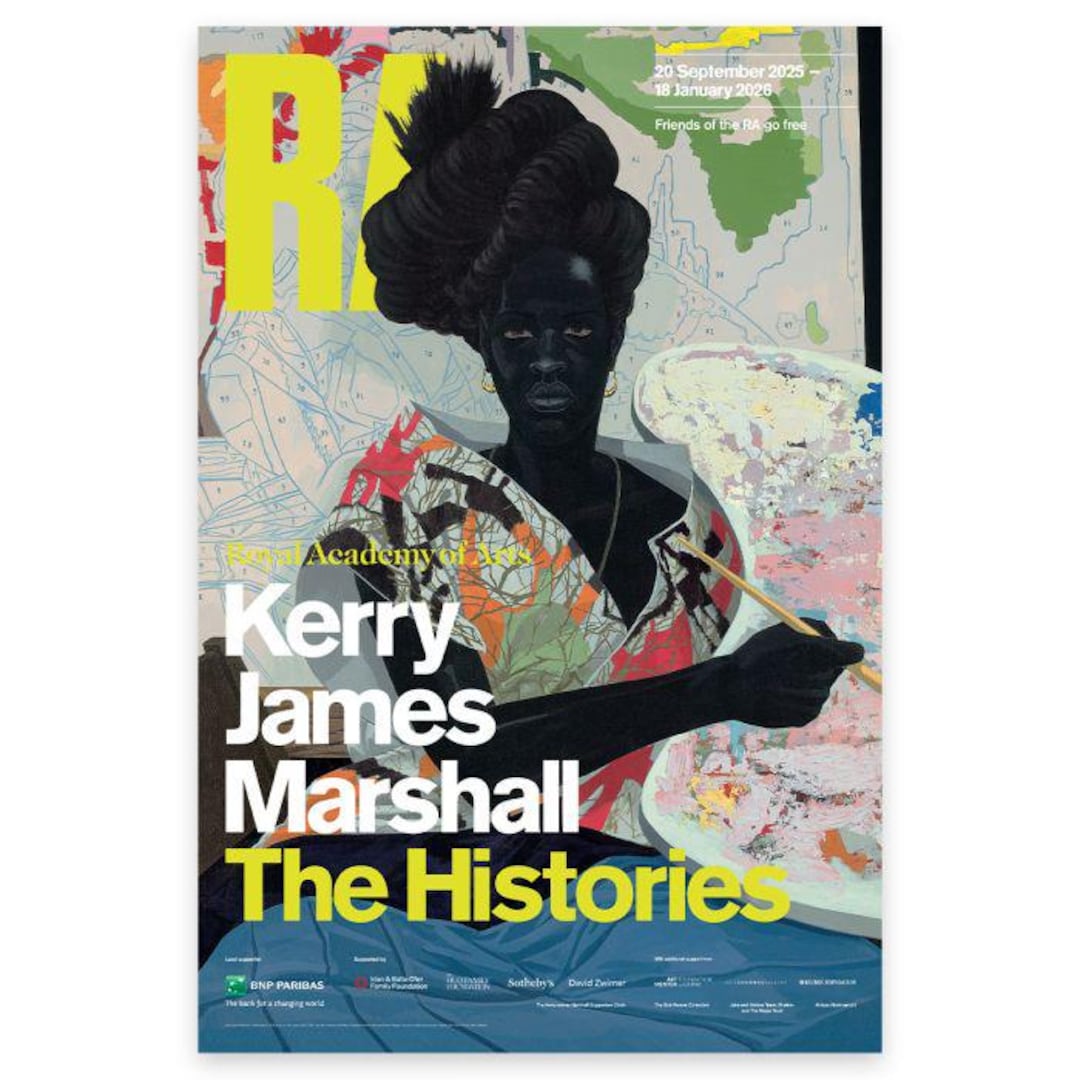 Original Kerry James Marshall Exhibition Poster - Untitled - Stunning ...