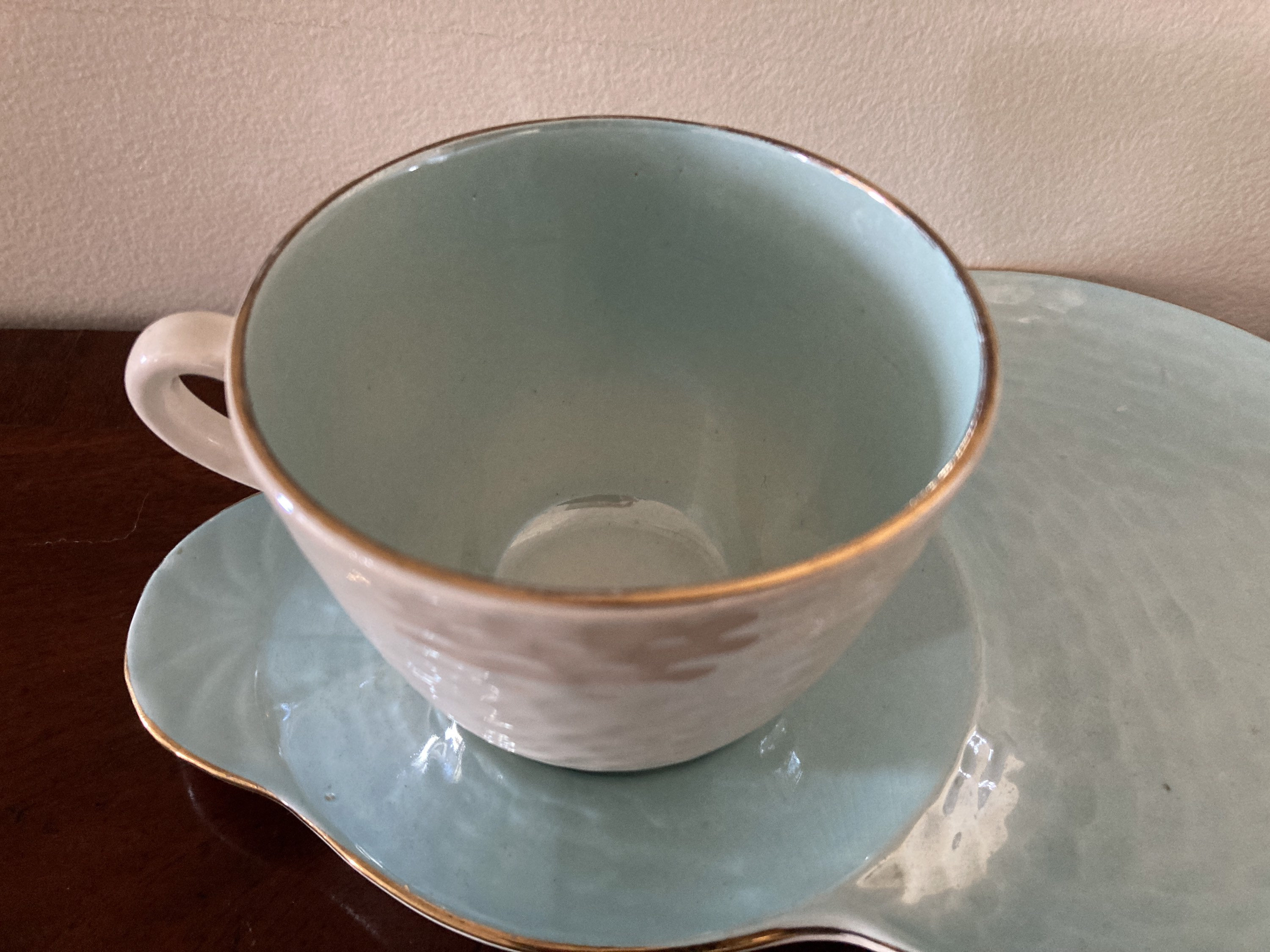 Vintage Maling Tennis Tea Sets. 2 Ice Blue, 1 Purple and 1 Yellow With ...