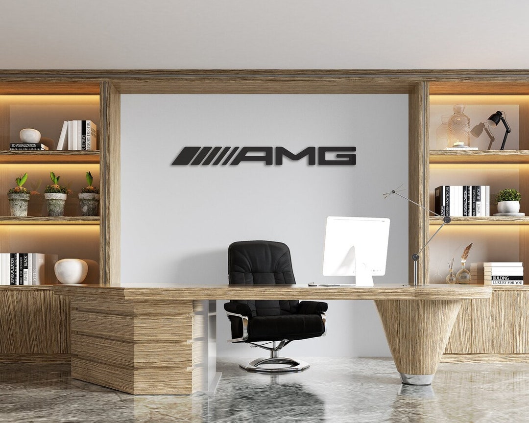 Automotive Sign Wall Decor Wooden 3D Car Sign Garage Wall Decor Car Fan ...