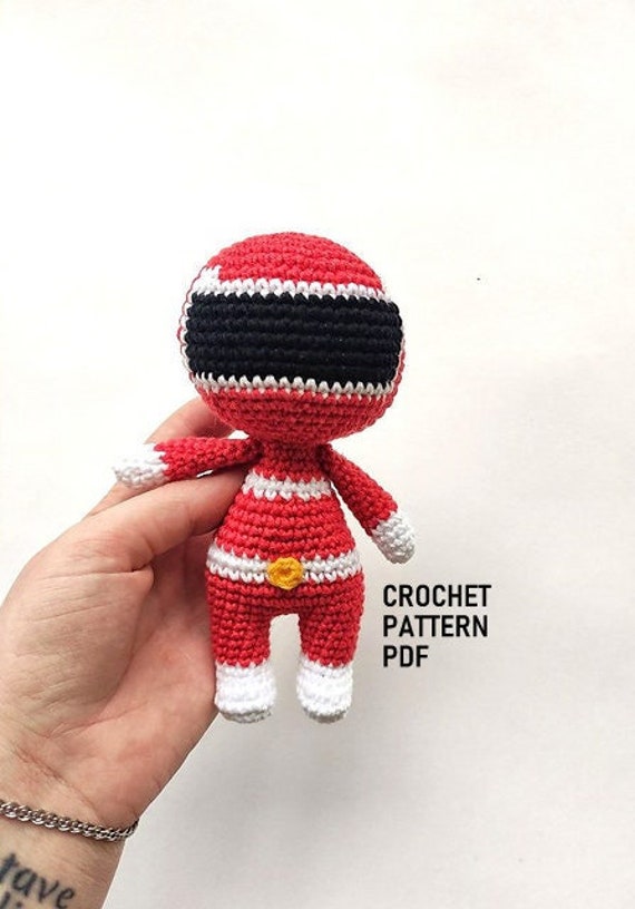 Power Ranger Crochet Pattern Amigurumi Crochet Pattern - Etsy Canada