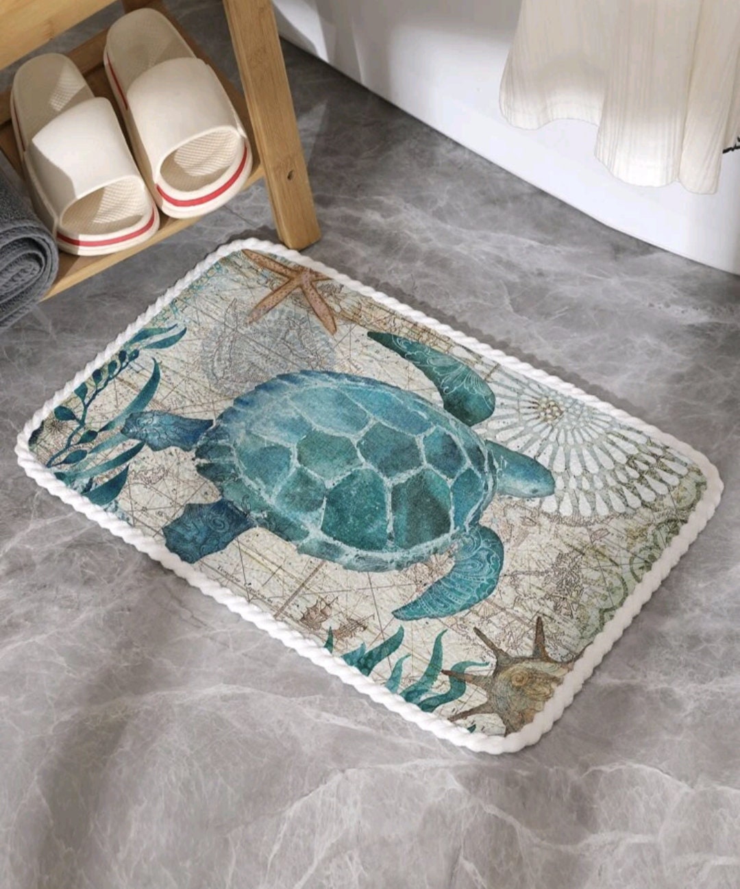 Turtle Reptile Bath Mat Bathroom Home Décor Plush Non-slip Mat - Etsy UK