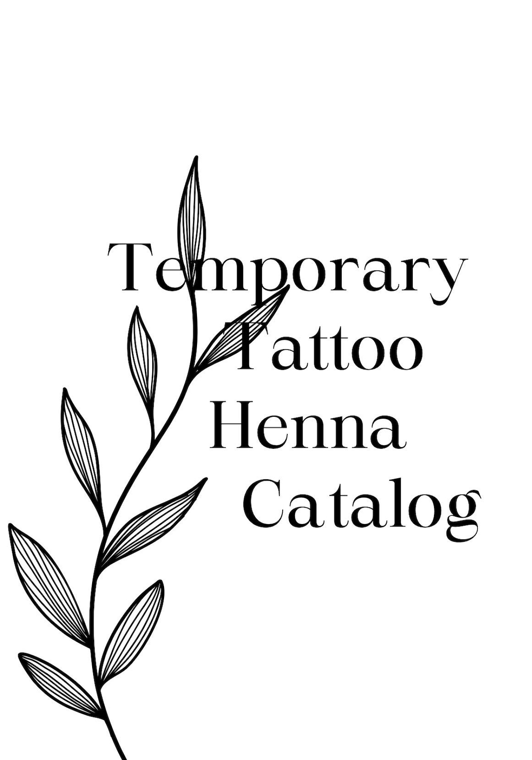 260 Henna Tattoo Design Catalog – Digital Download – Perfect for Henna ...