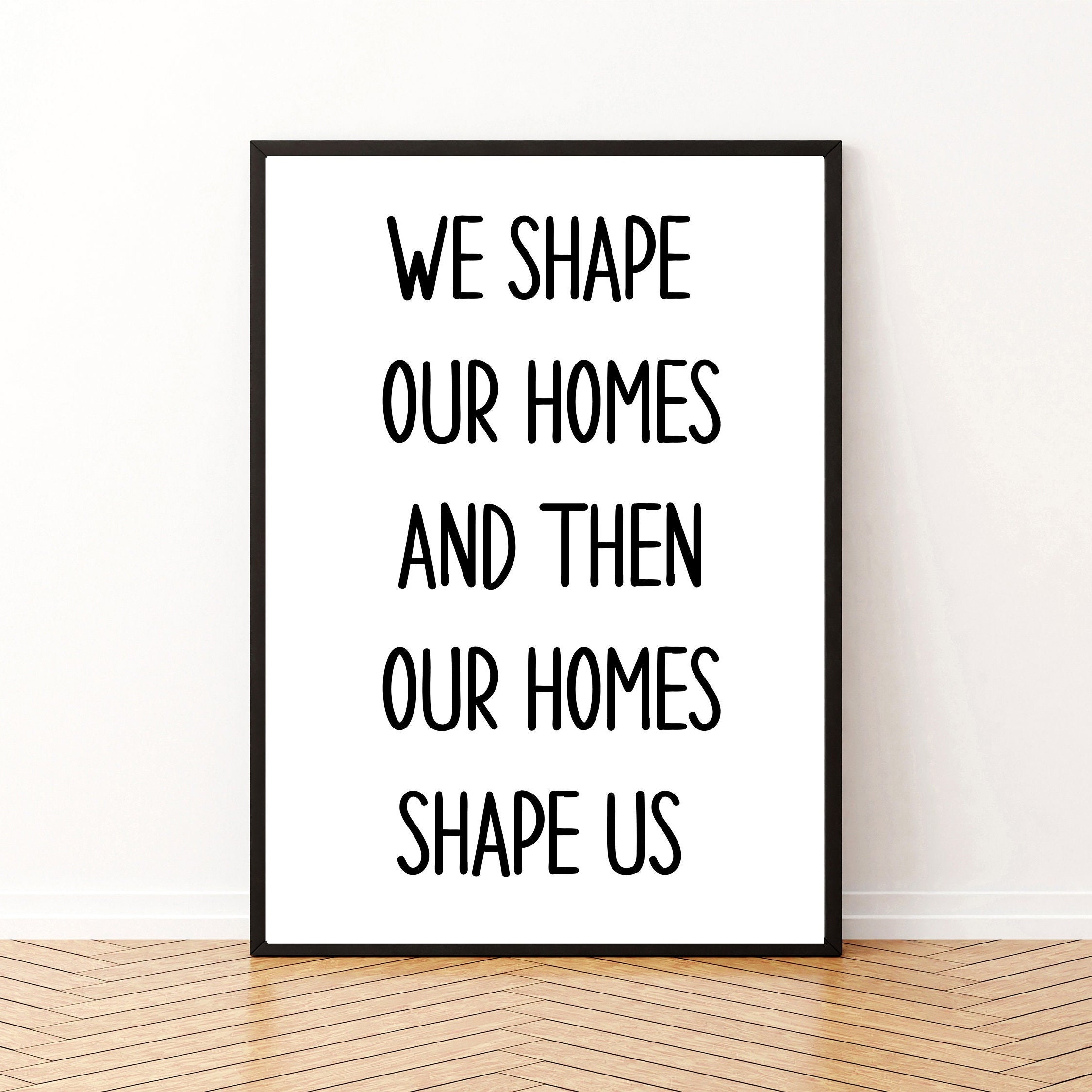 Home Sayings Motivational, Family Quotes Prints, Home Decor Prints ...