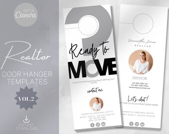 Door Hanger Tag Template - Etsy