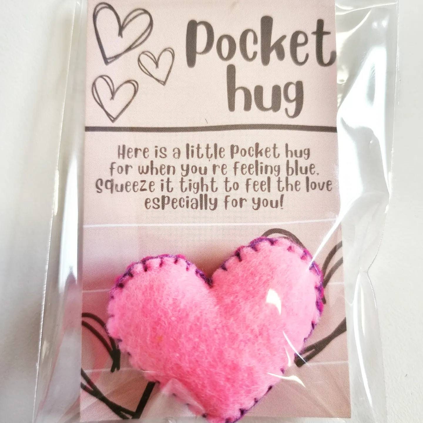 Hand Made Pocket Hug - Etsy