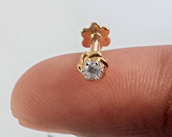 Screw Back Nose Pin - Etsy