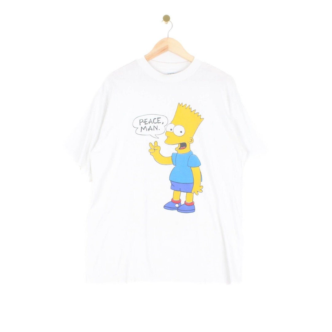 Vintage the Simpsons Tee Bart Simpson American Sitcom Graphics Tee Mens ...
