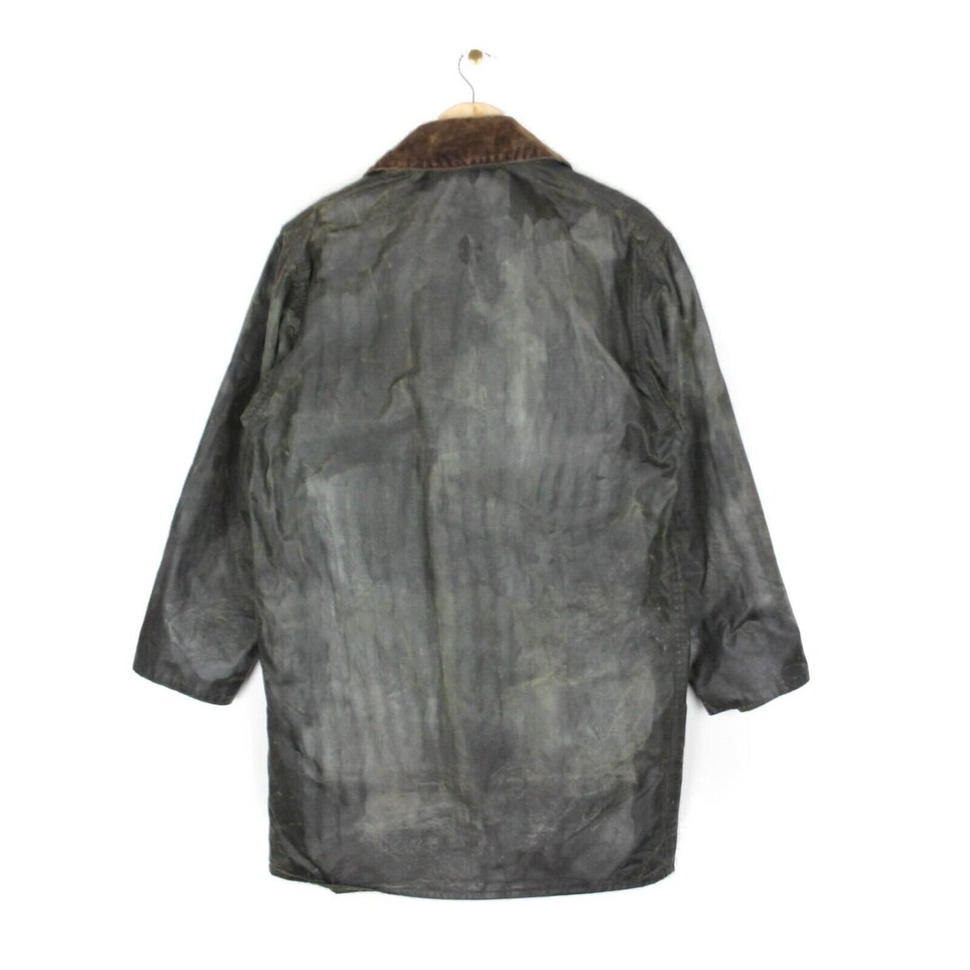 Barbour Border Wax Jacket Waxed Coat Vintage 90s Outdoor Full - Etsy