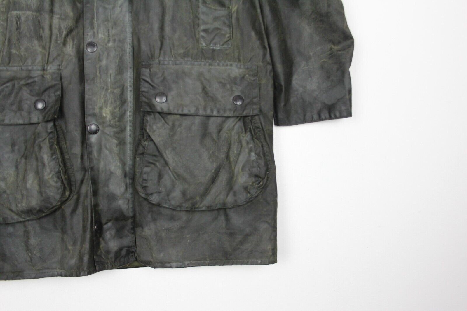 Barbour Border Wax Jacket Waxed Coat Vintage 90s Outdoor Full - Etsy