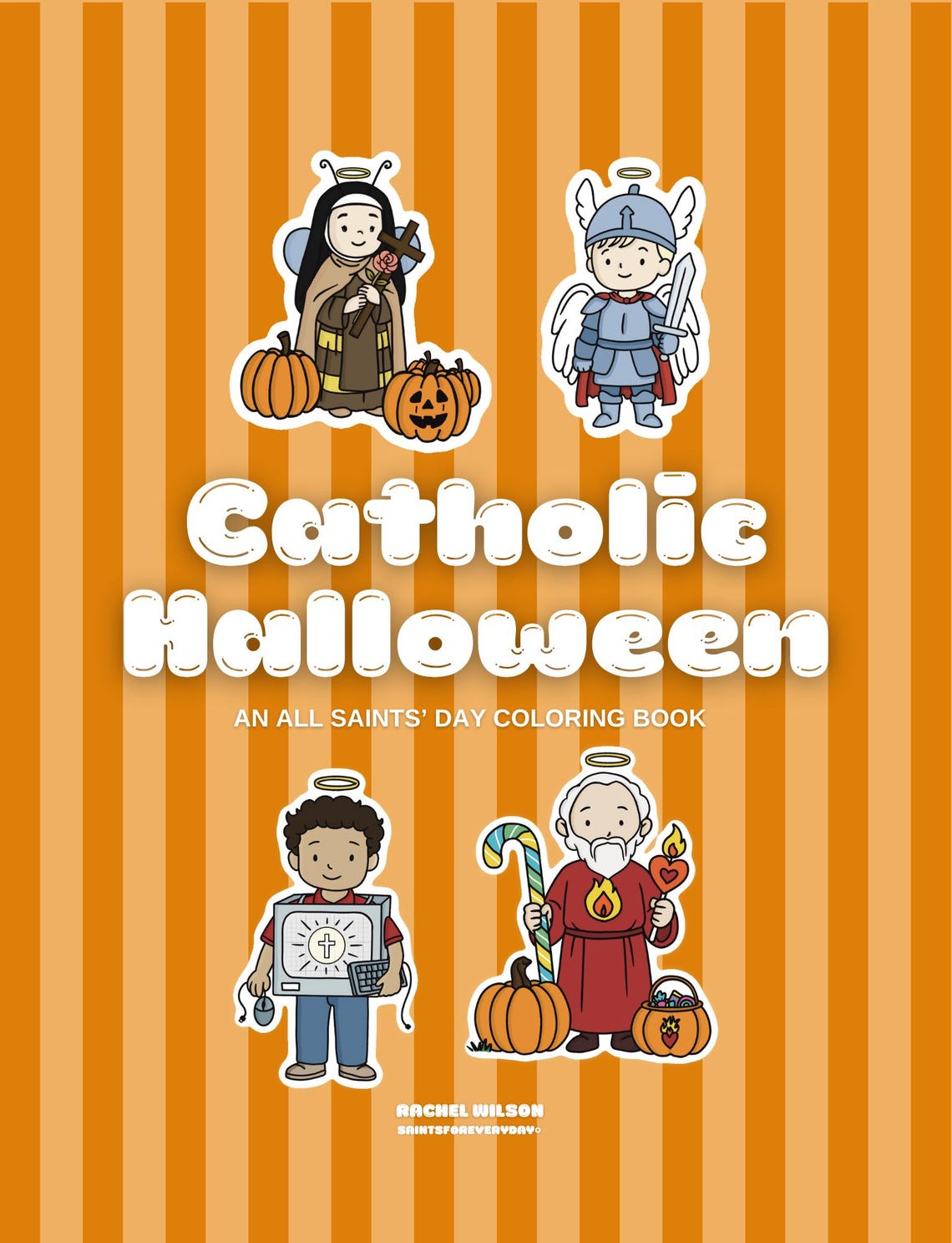 Catholic Halloween: All Saints Saints Day Coloring Pages (instant ...