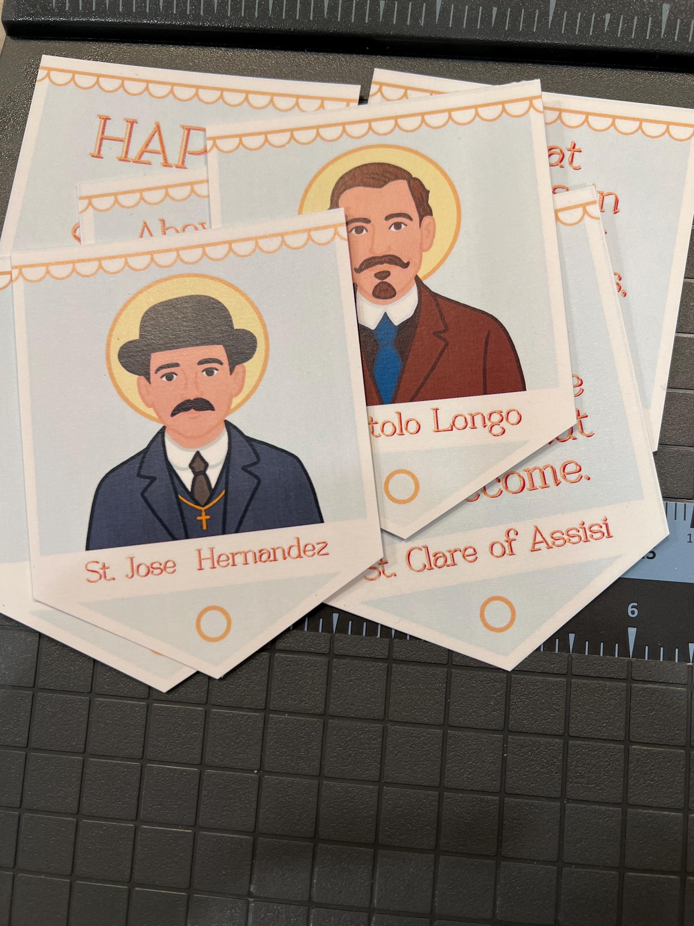 All Saints Day Banner – Catholic Saints Illustrations (digital Download ...