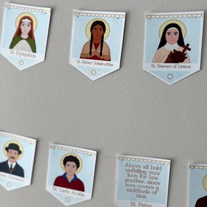 All Saints Day Banner – Catholic Saints Illustrations (digital Download ...
