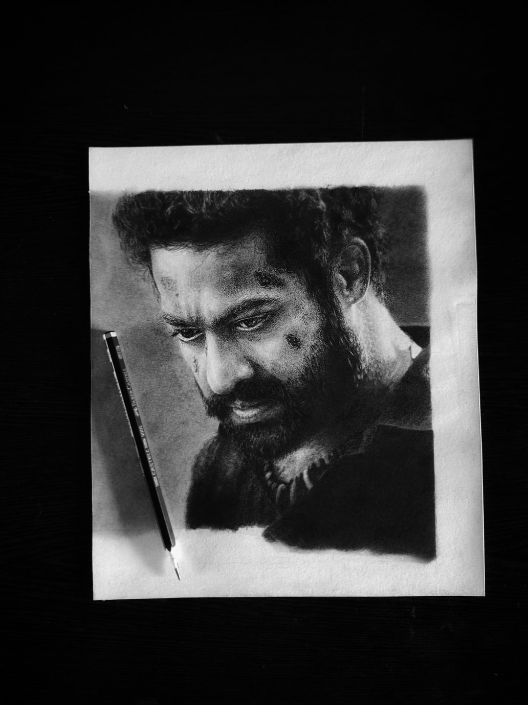 Jr NTR Pencil Drawing Original - Etsy