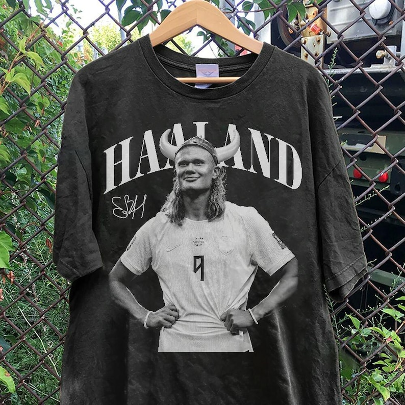 Erling Haaland Viking World Soccer Sport Comfort Color Shirt - Etsy ...