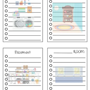 Chore Task Cards, Kids Chores Cards, Instant Download, House Chores ...