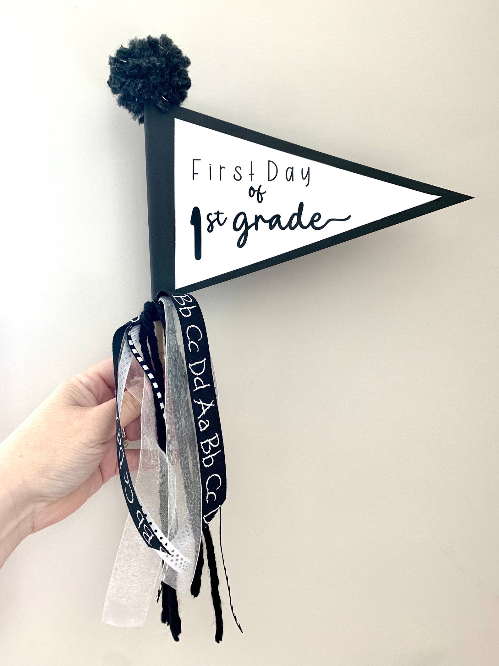 First Day of Scool Flag, Last Day of School Flag, Pennant Bundle ...