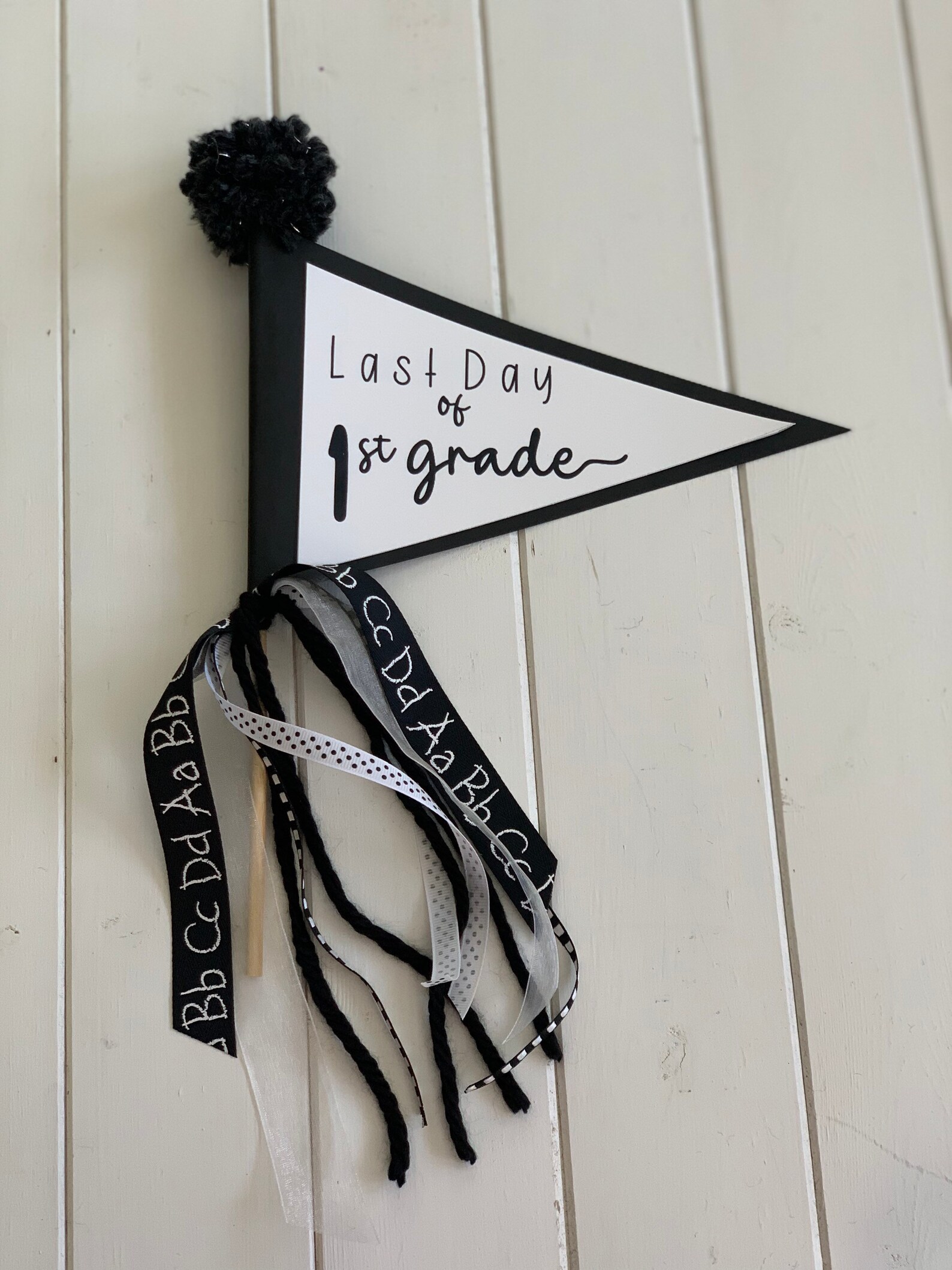 First Day of Scool Flag, Last Day of School Flag, Pennant Bundle ...