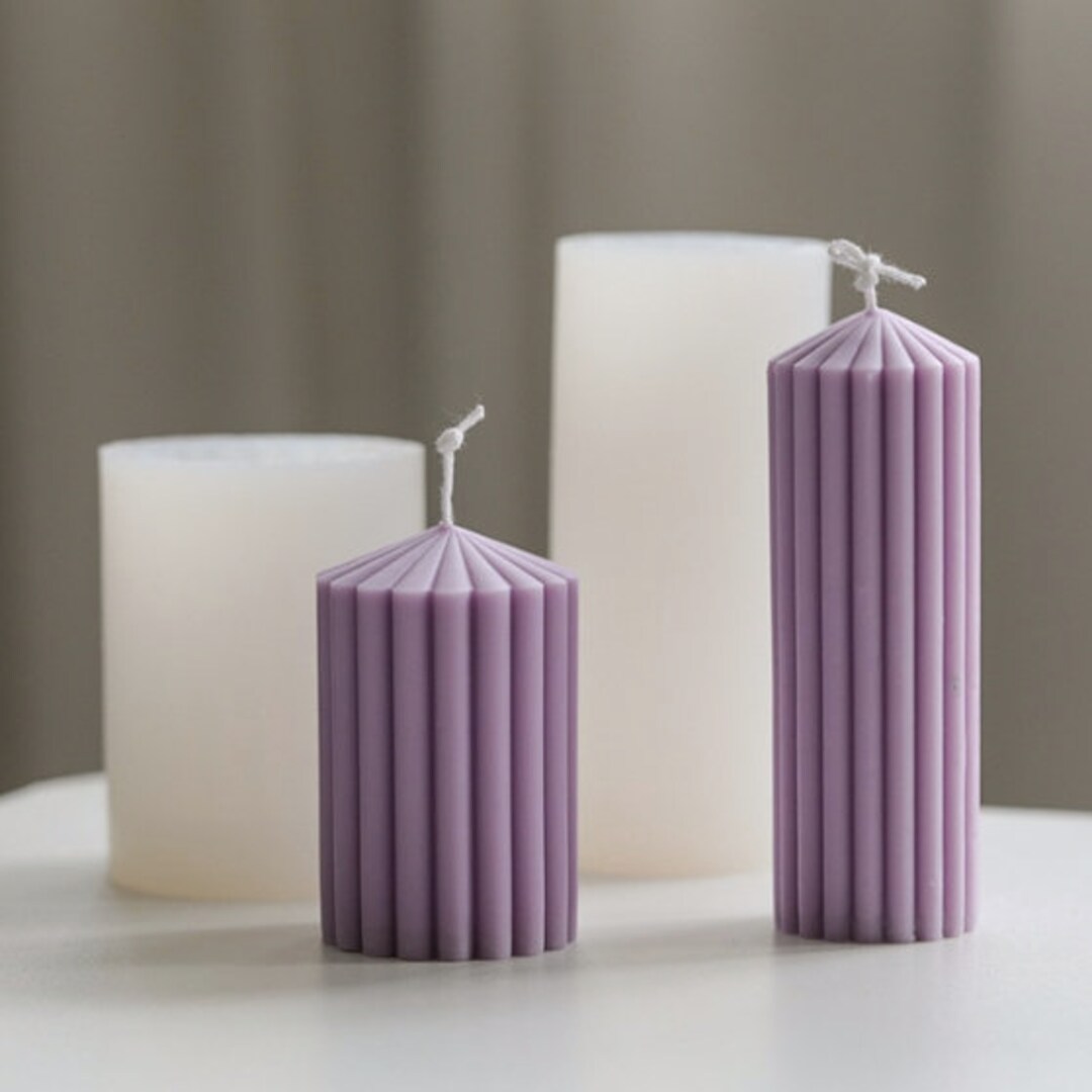 Cylinder Shape Candle Mold Thick Rack Spire Aromatherapy - Etsy