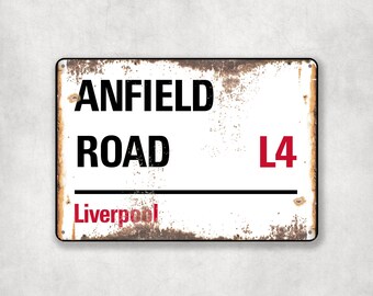 Liverpool Road Sign - Etsy UK