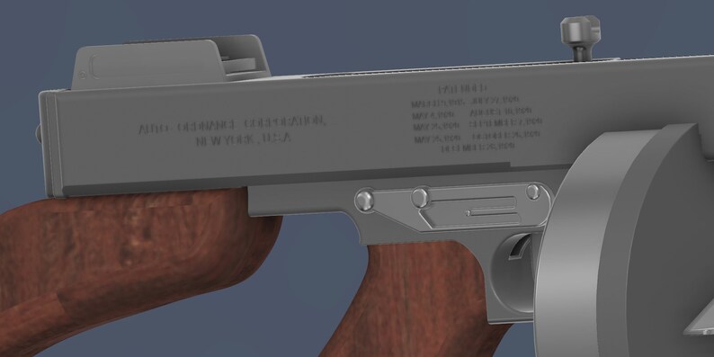 Thompson Model 1921 STL File for 3D Printing - Etsy