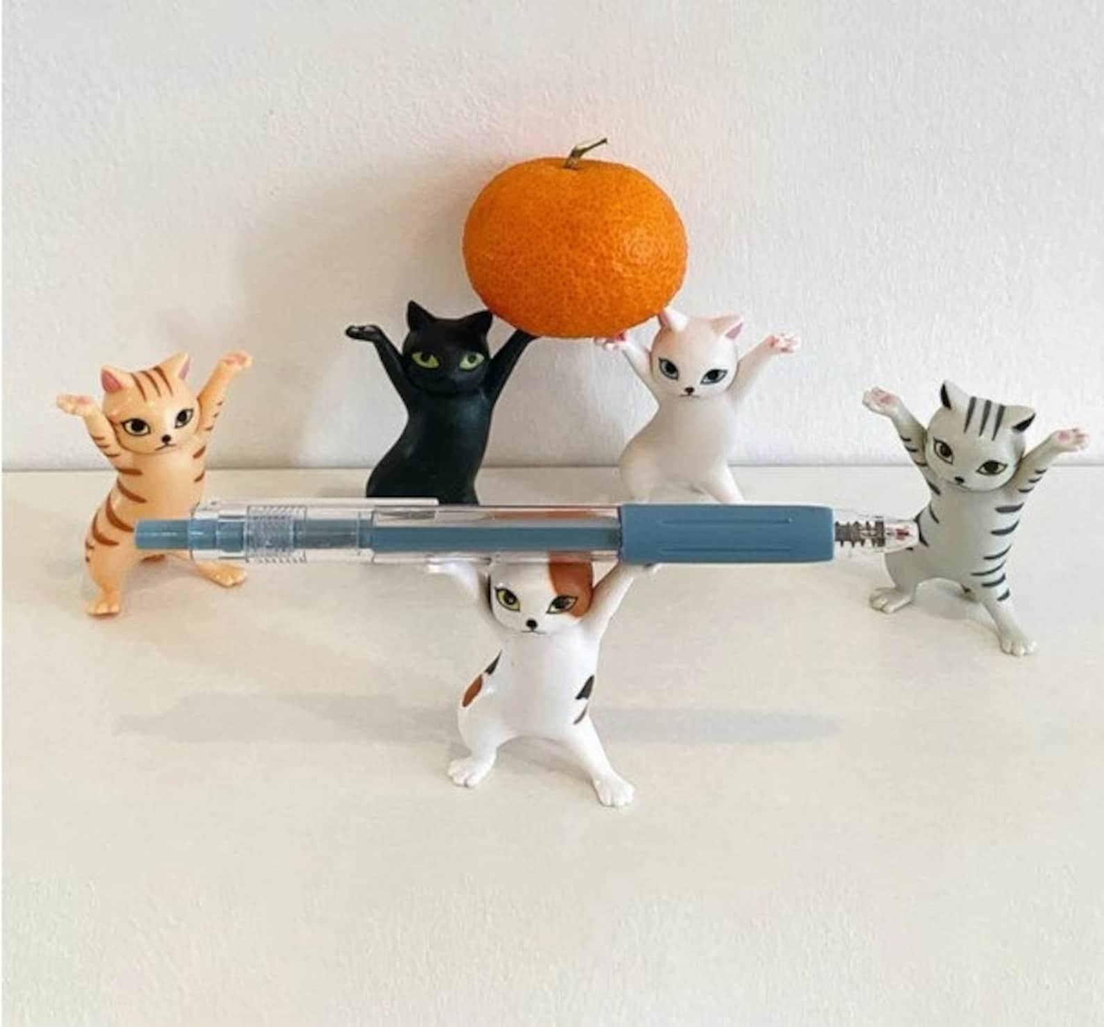 Cute Cat Holder 3d Stl File 3d Print Cat Model Etsy