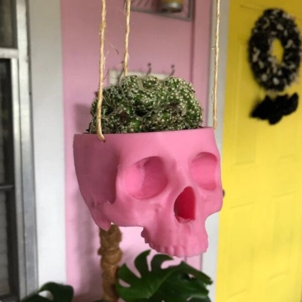 Stl Skull Planter - Etsy