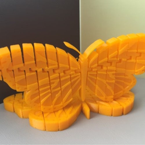 Articulated_butterfly. 3d Toy. STL File for 3D Printing - Etsy