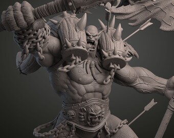 Orc the Executioner Wow Figure World of Warcraft 3d Printed Model Gift ...