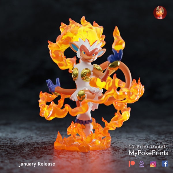 Infernape Figure - Etsy
