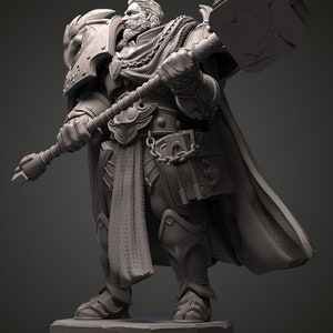 Uther Lightbringer Wow Figure 8K Print World of Warcraft 3d Printed ...