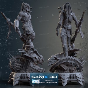 Alien Vs Predator Figur 8k Print 3d Gedrucktes Modell Geschenk Für ...