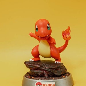 Charmander Pokemon Figure Statue Pokemonfanart Gift for - Etsy
