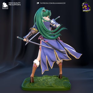 Lyn Fire Emblem Figure 8k Print 3d Printed Model Gift for Gamer Azur ...