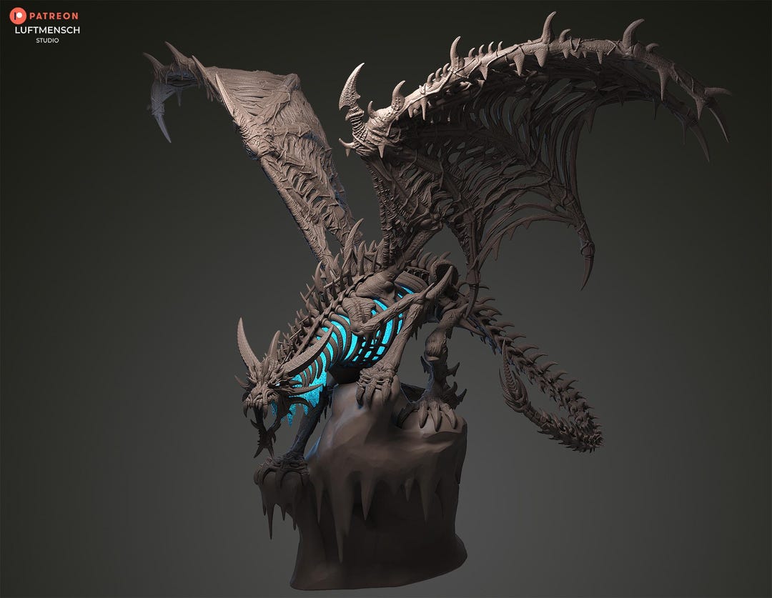 Sindragosa Figure World of Warcraft 3d Printed Model Gift for Gamer Wow ...