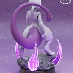 Mewtwo Pokemon Figure Statue Pokemonfanart Gift for Pokemonfans Anime ...
