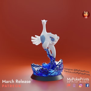 Lugia Pokemon Figure Statue Pokemonfanart Gift for Pokemonfans Anime ...