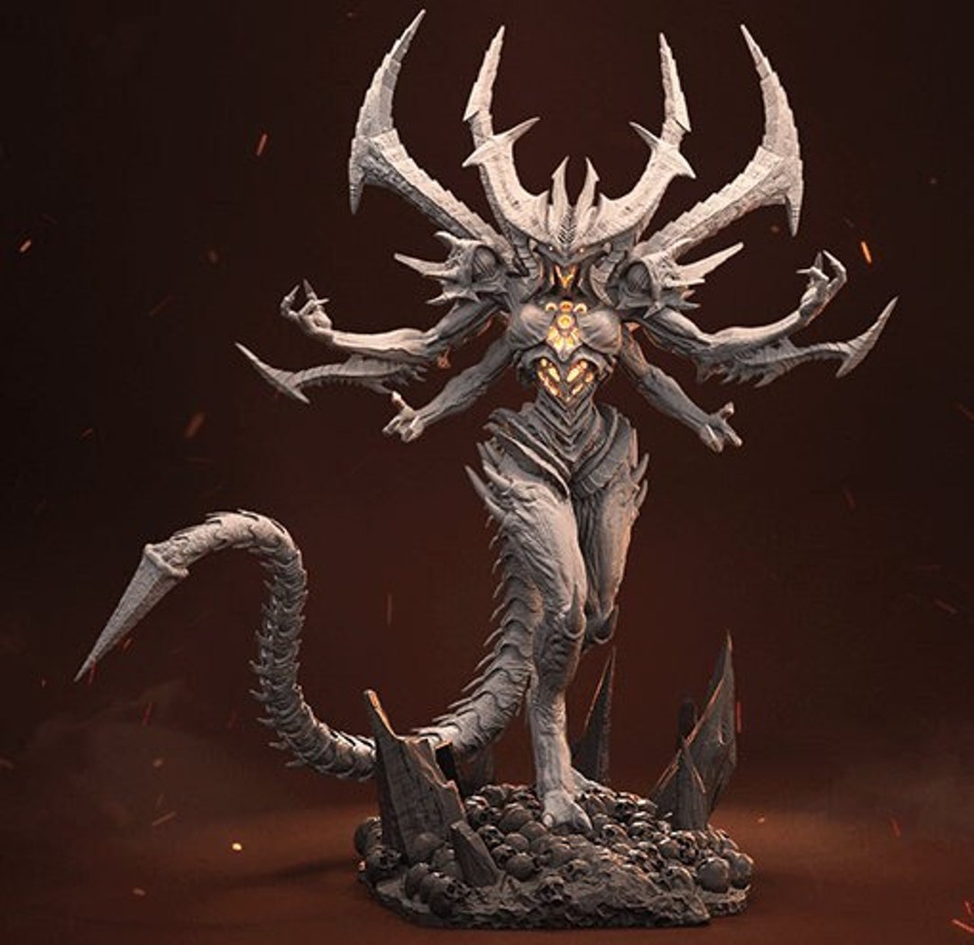 Diablo Lord of Terror Figure Statue Diablo Classic Fanart Gift for ...