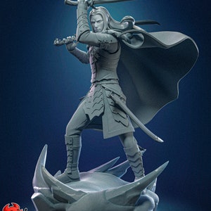Drizzt Do'urden Baldurs Gate 3 Figure 8k Print 3d Printed Model Gift ...