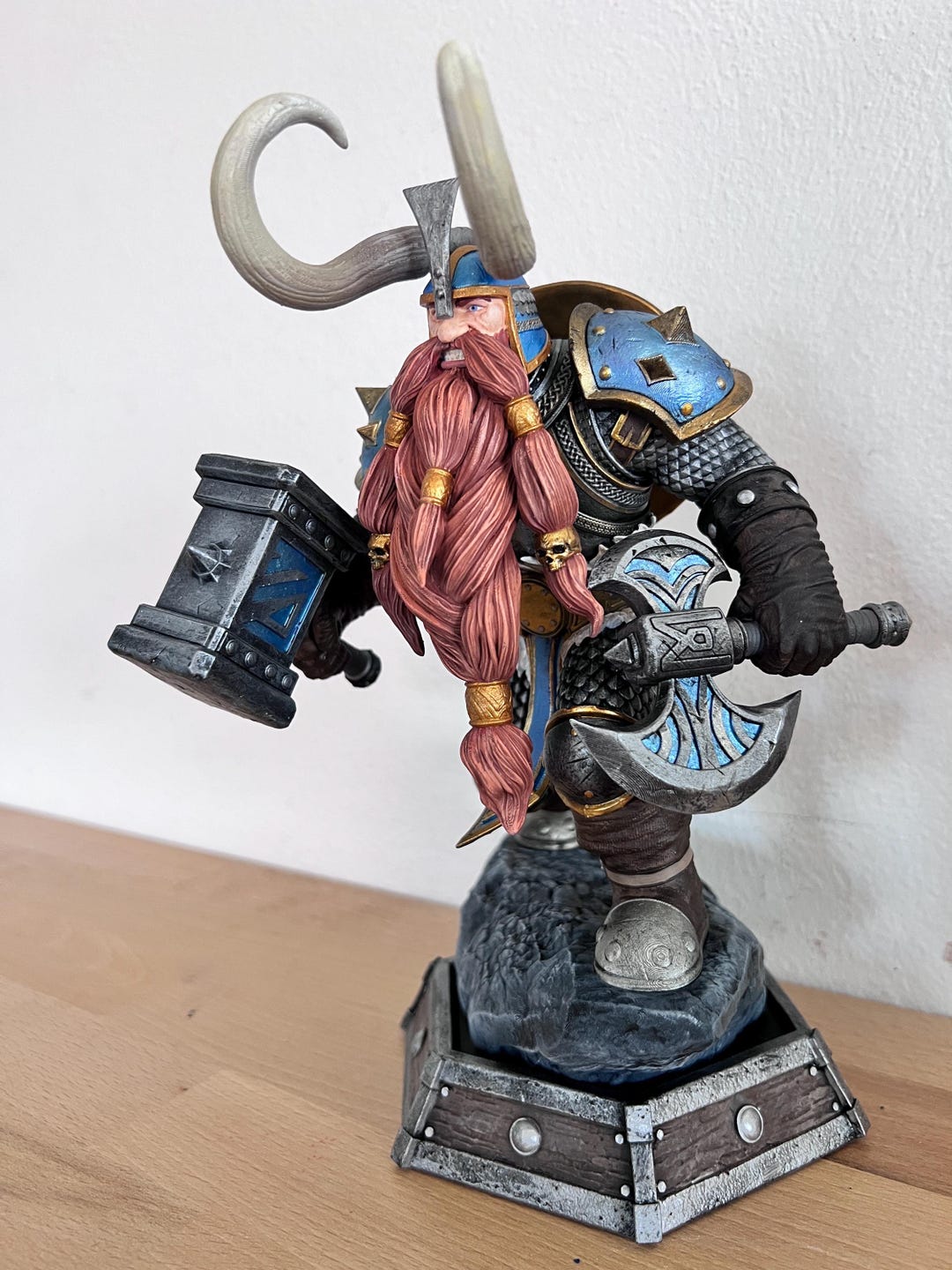 Muradin Bronzebeard Handpainted Figure 8K Print World of Warcraft 3d ...