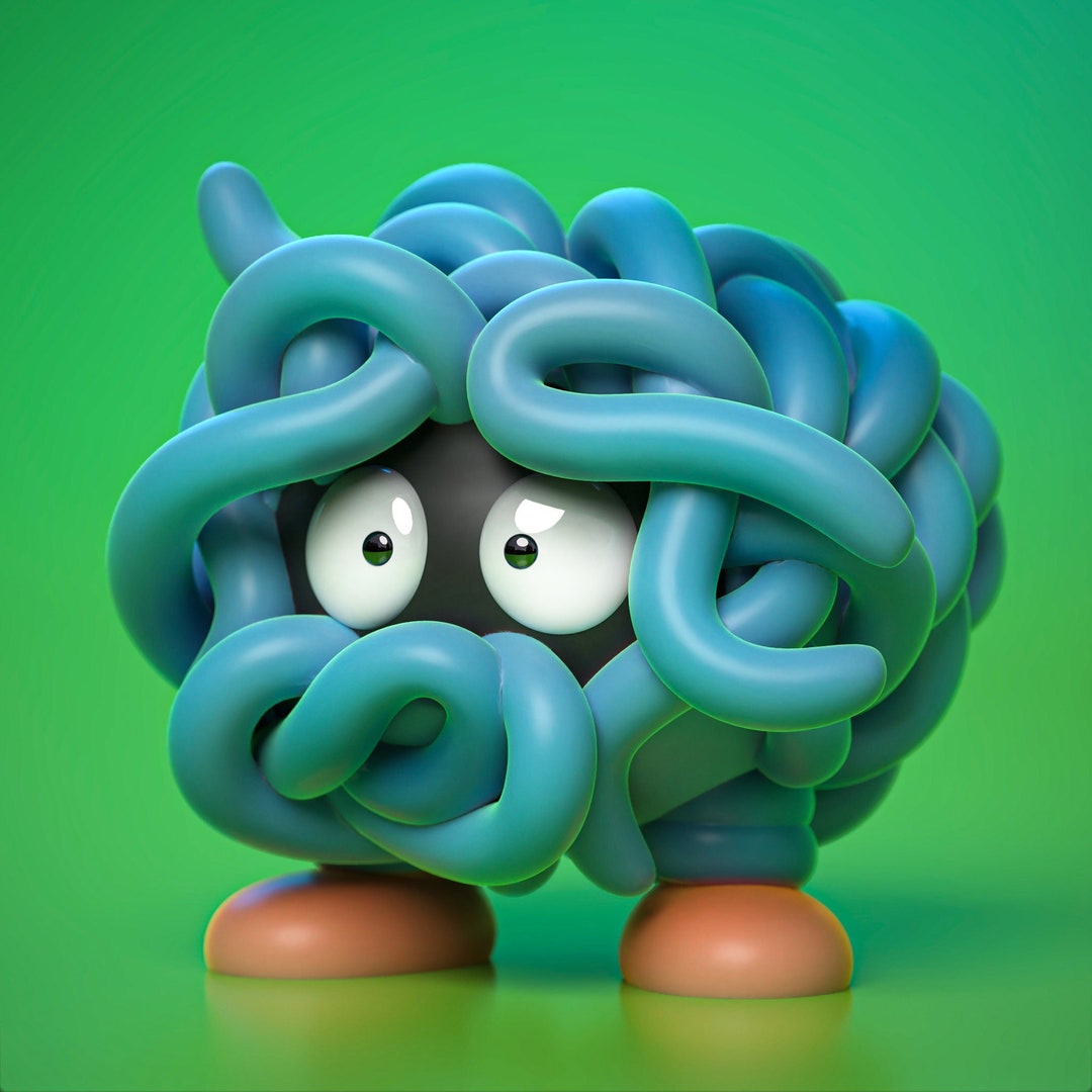 Tangela Tangrowth Evolutions Pokemon Figure Statue - Etsy