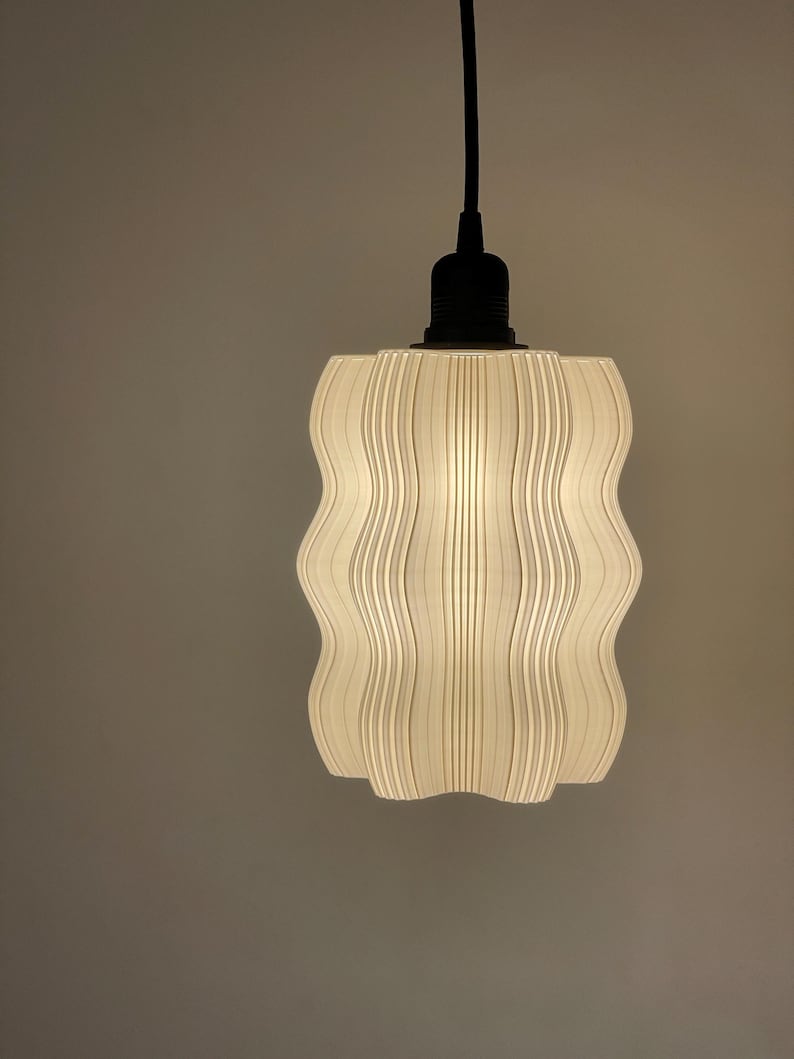 3D Printed Pendant Lamp Shade: Geometric Home Decor - Etsy