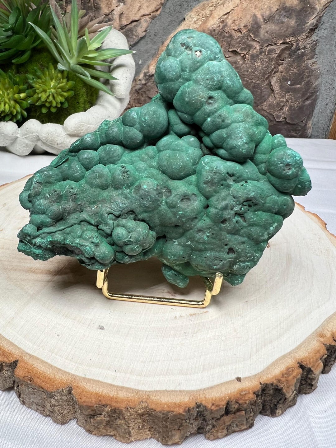 Boytroidal Malachite Plate From South Africa 235 Grams - Etsy