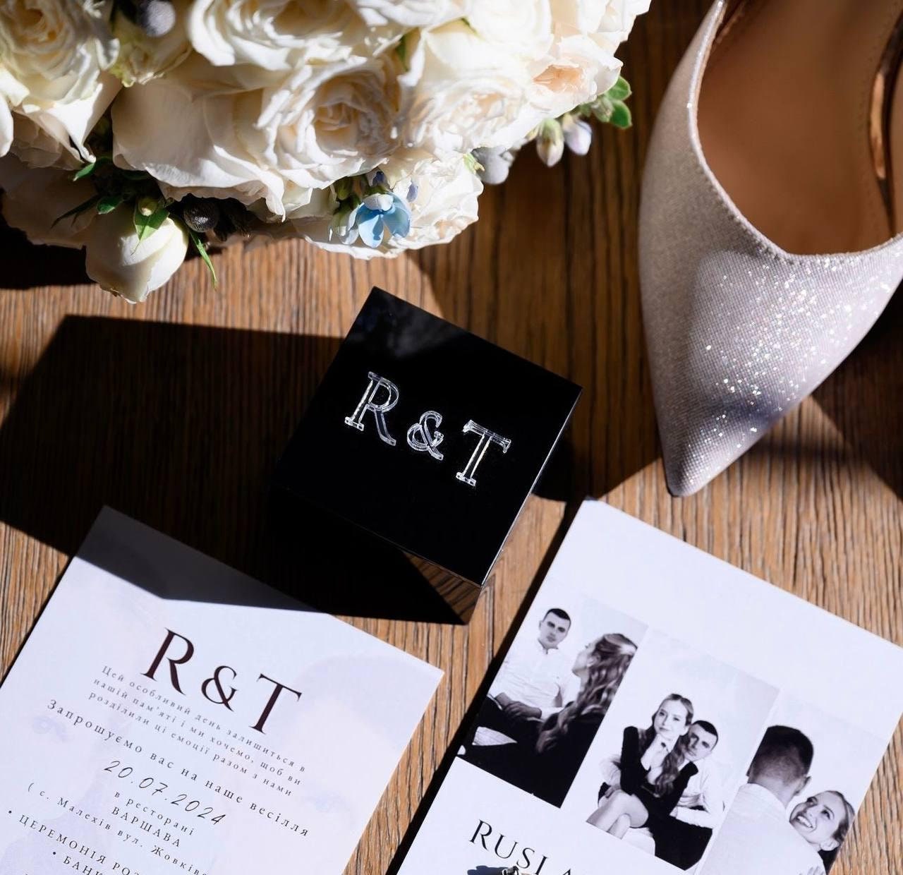 Custom Engraved Acrylic Ring Box - Personalized Black Wedding Keepsake ...