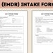 EMDR Client Intake Form (ages 10-18) (printable PDF) - Etsy