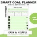 Smart Goal Planner Template (green), Therapist Tool for Goal Setting ...