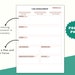 Case Managment pink, Printable Form, Client Documentation, Case Manager ...