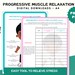 Progressive Muscle Relaxation Template, Relaxation Strategies, Stress ...