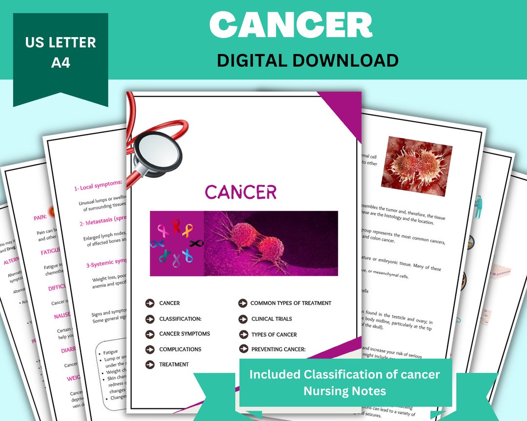 Cancer Awareness, 2025 Cancer Orientation, Nursing Student Study Guide ...