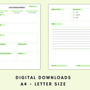 Case Managment (green), Printable Form, CM Desktop Reference, Verbiage ...